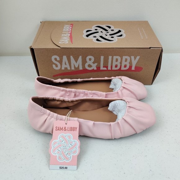 Sam & Libby | Shoes | Sam Libby Womens Britt Ballet Flat Pink Size 8 ...